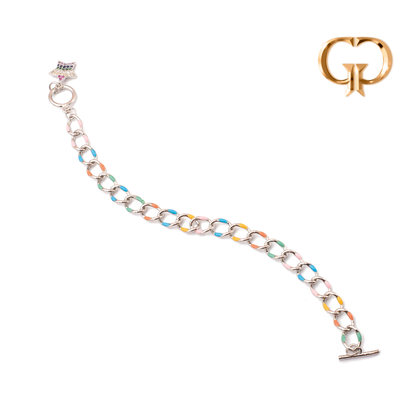 J521 - JUEGO ACERO MANO DE DIOS CADENA ESPECIAL VENECIANA