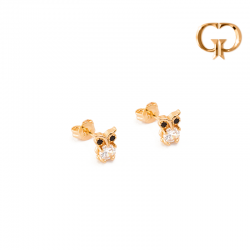 Z4014 - TOPOS BUHO ZIRCON, COVER GOLD